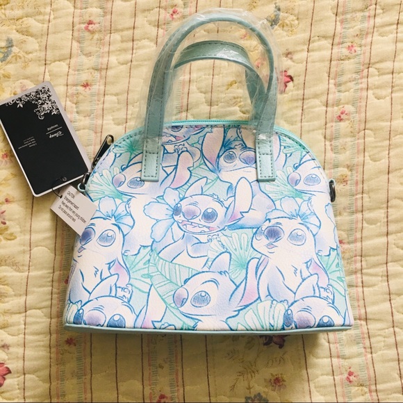 Loungefly | Bags | Loungefly Stitch Watercolor Floral Crossbody | Poshmark